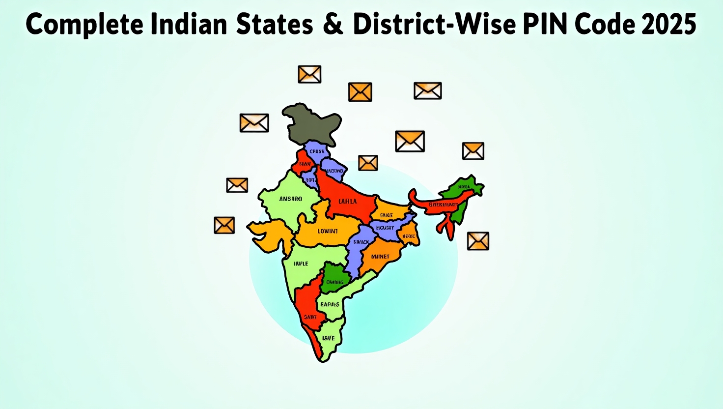 Complete List of Indian States, Union Territories & District-Wise PIN ...